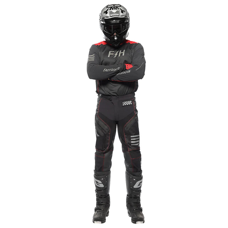 חליפת רכיבה אינדורו פסטהאוס אופרוד שחור Fasthouse Off-Road Outland V25 ...